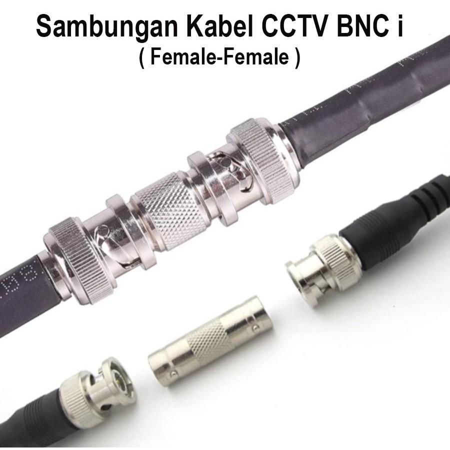 Jual Connector Konektor Sambungan Kabel CCTV BNC i Female-Female | Shopee Indonesia