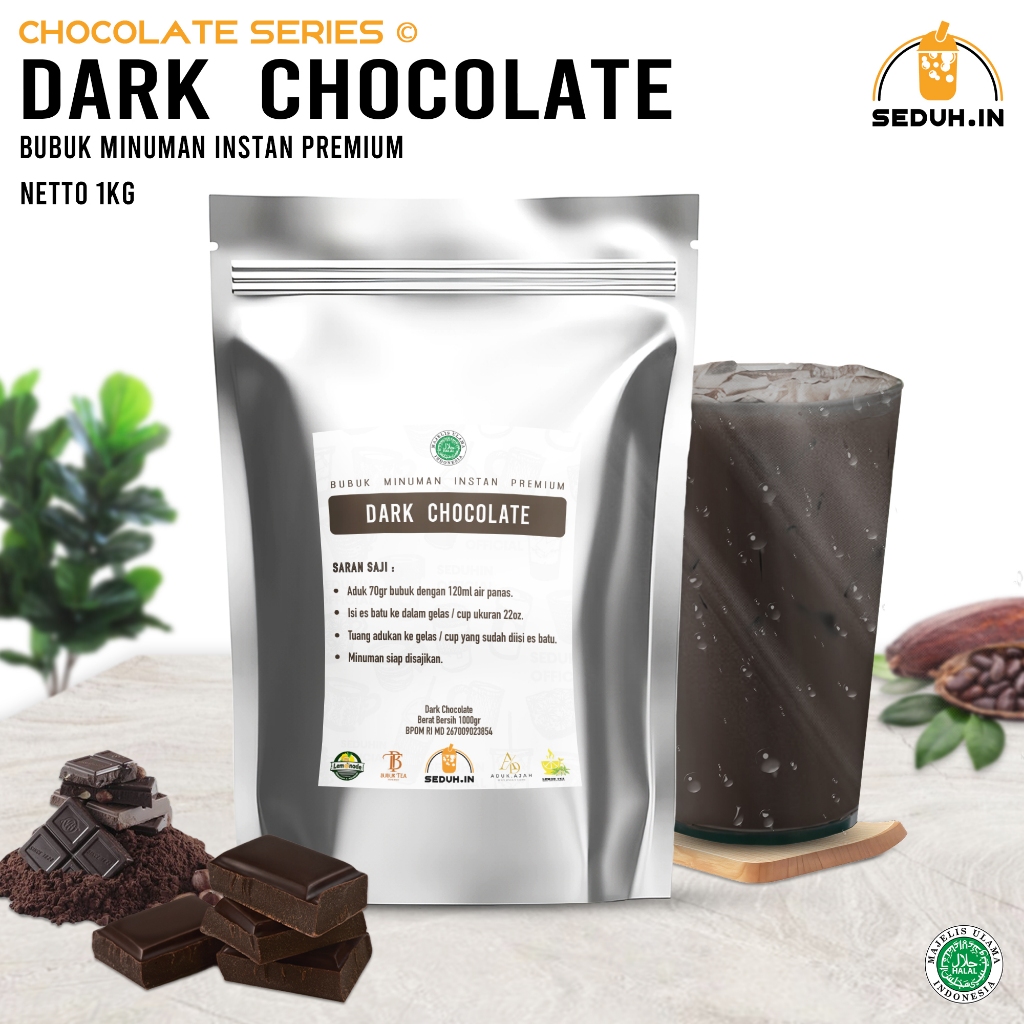 Jual Bubuk Dark Chocolate 1KG / Bubuk Minuman Coklat | Shopee Indonesia