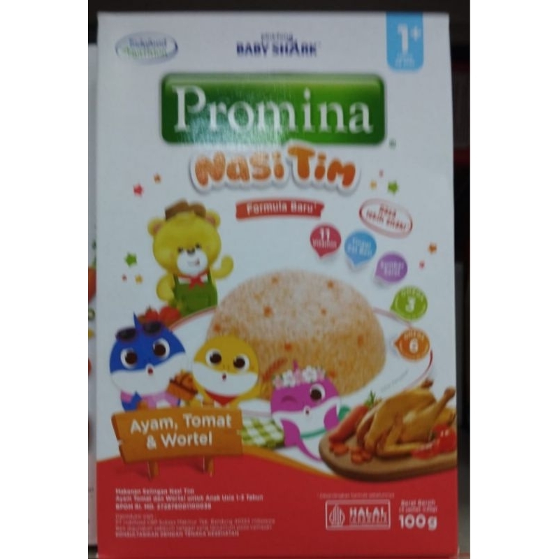 Jual Promina nasi tim 1th ayam tomat wortel 100g | Shopee Indonesia