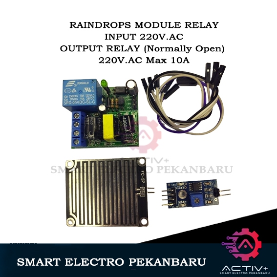 Jual ORIGINAL RELAY RAINDROPS CONTROLLER MODULE 220V MODUL SENSOR HUJAN ...