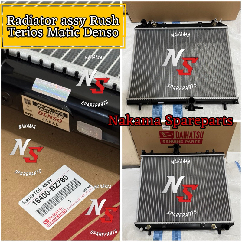 Jual Radiator assy Rush / Terios / Xenia Matic original denso japan ...