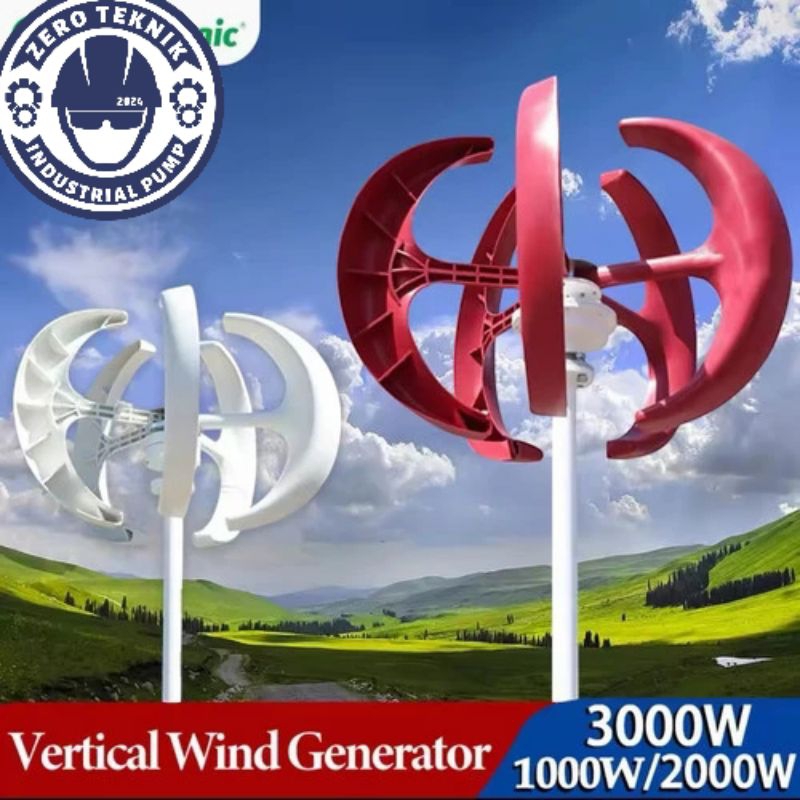 Jual Wind Turbine Generator 1000W - 48V Vertikal - 1000W | Shopee Indonesia