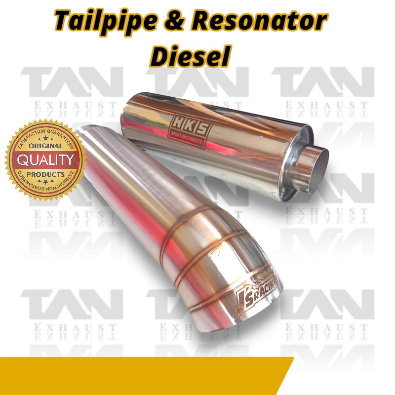 Jual Knalpot Tailpipe Resonator Mobil Innova, Pajero, Fortuner, Phanter ...