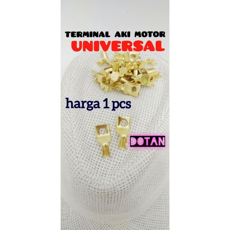 Jual TERMINAL AKI MOTOR UNIVERSAL SKUN AKI KOTAK KUNINGAN MOTOR ...