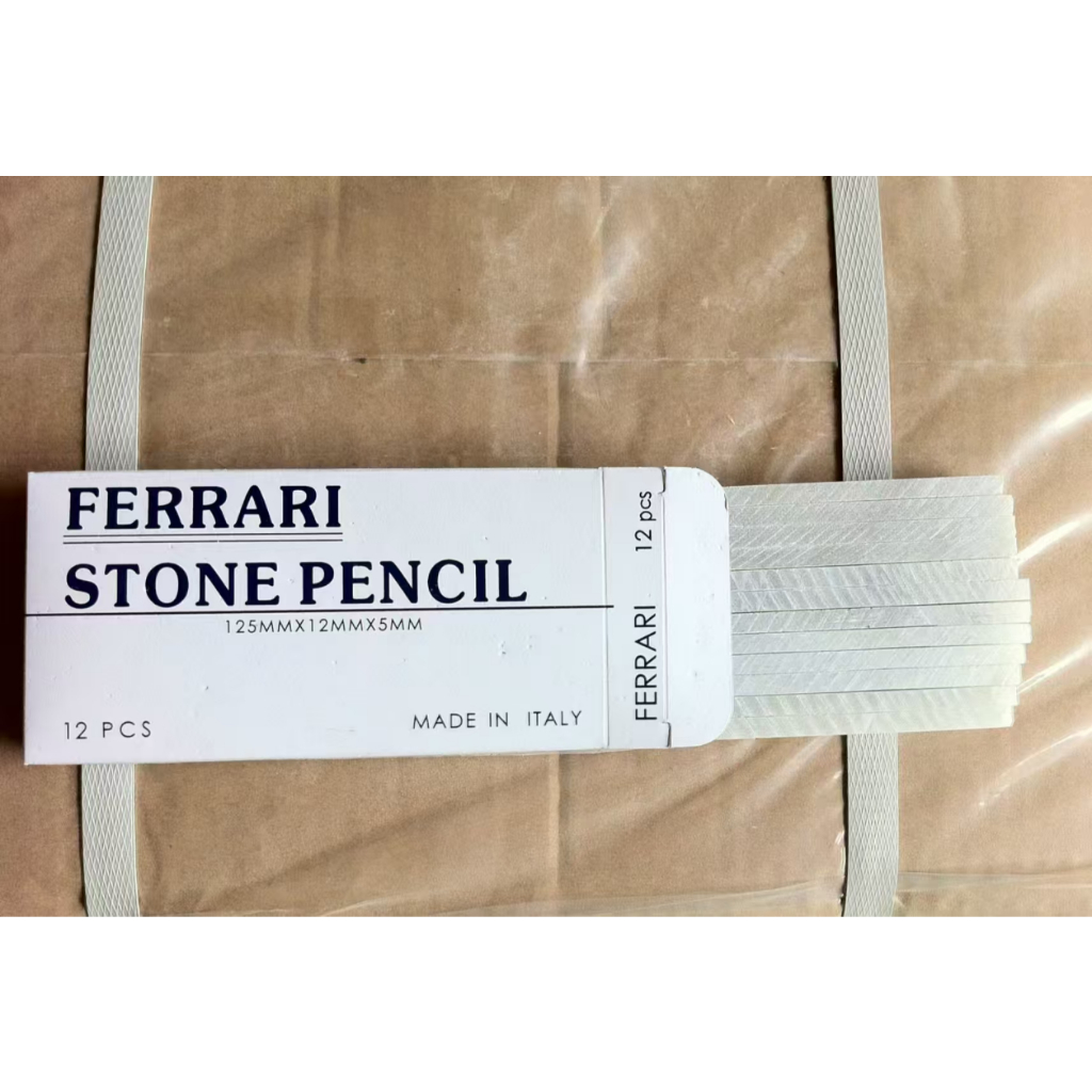 Jual KAPUR BESI FERRARI PUTIH/PLATE STONE PENCIL / PENSIL TULIS BESI ...