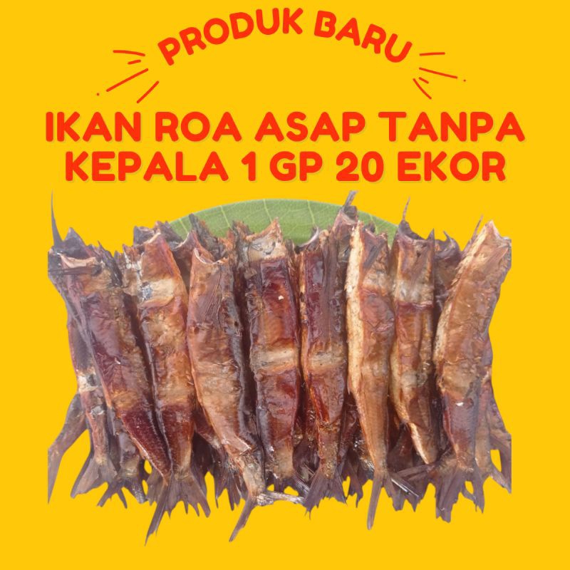 Jual IKAN ROA ASAP TANPA KEPALA 1 GP 20 EKOR | Shopee Indonesia