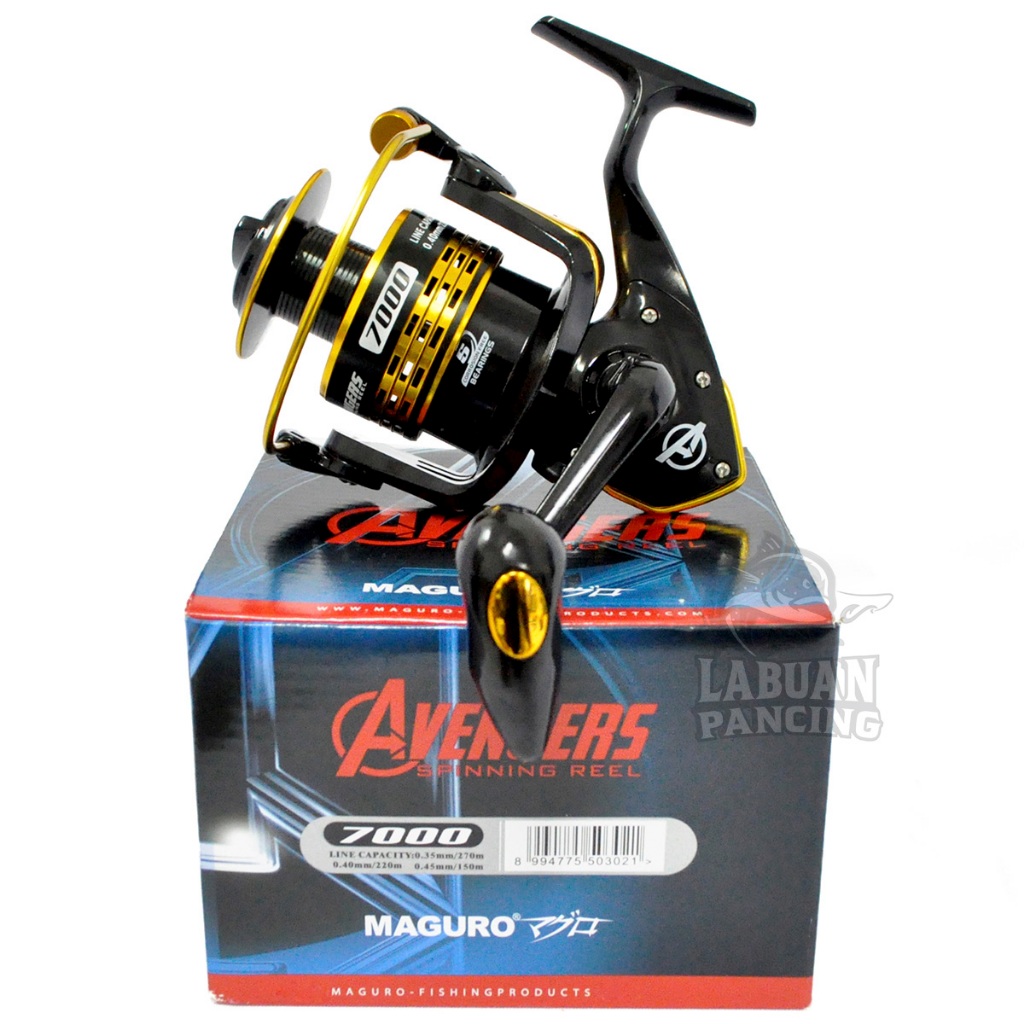 Jual Reel Spinning Maguro Avengers Pilih Ukuran Labuan Pancing | Shopee Indonesia