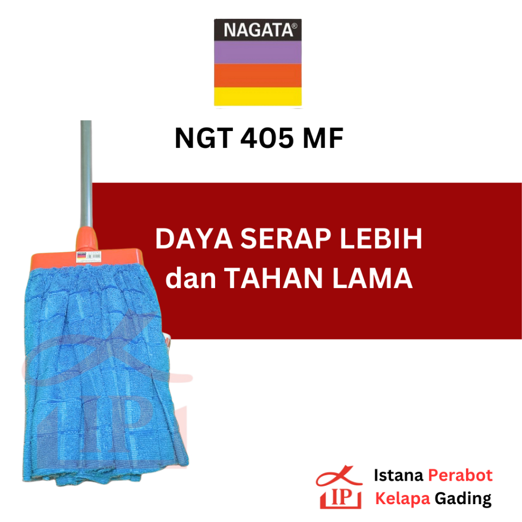 Jual PEL MICROFIBER NAGATA NGT 405 MF REFILL+ GAGANG | Shopee Indonesia