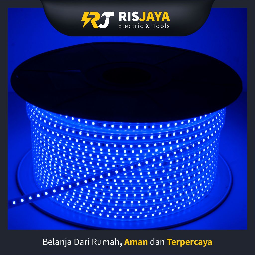 Jual LED Strip Merk WANDI 2835 220v 100 Meter (ROLL) | Shopee Indonesia