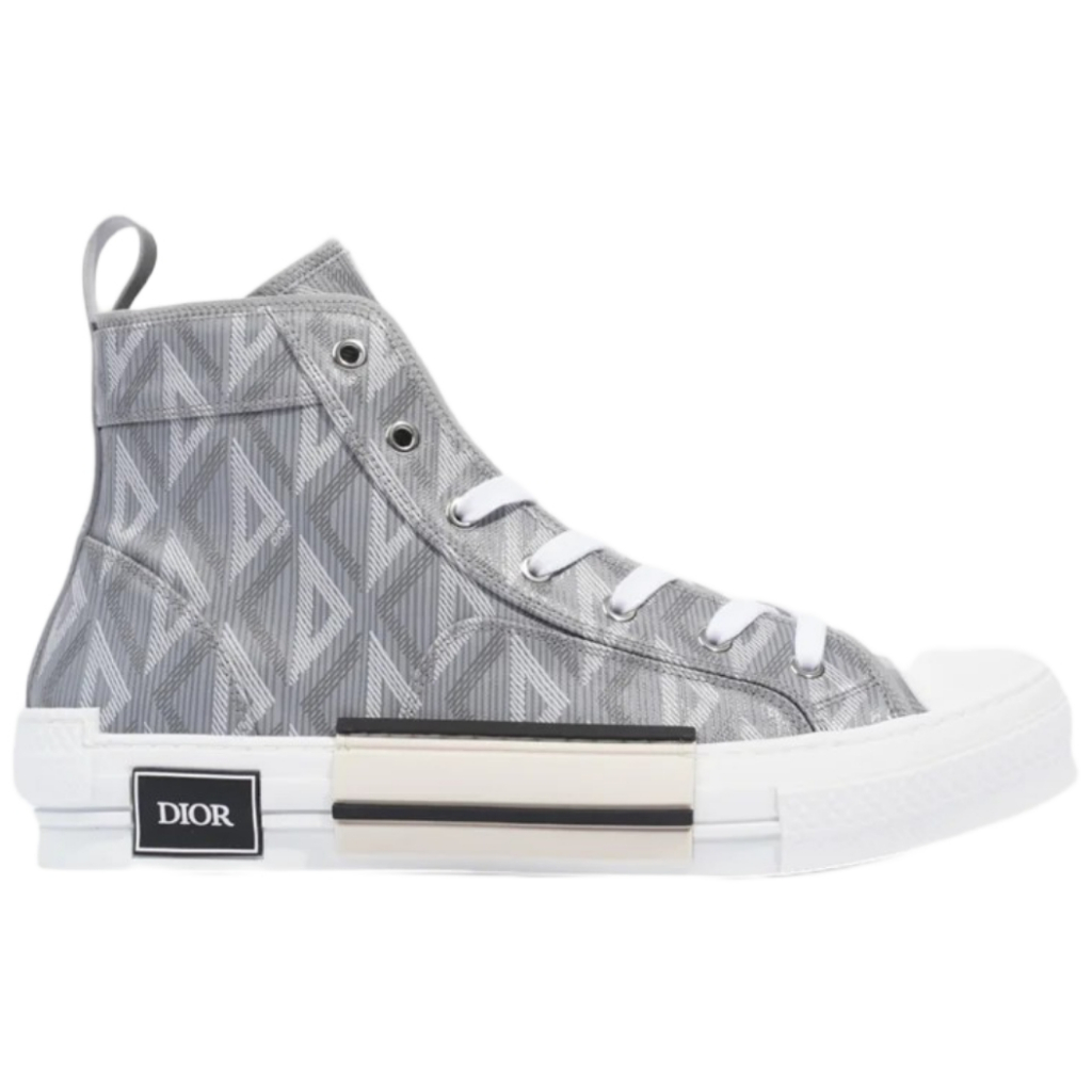 Jual Dior B23 CD Diamond High Top Gray Sneakers | Shopee Indonesia