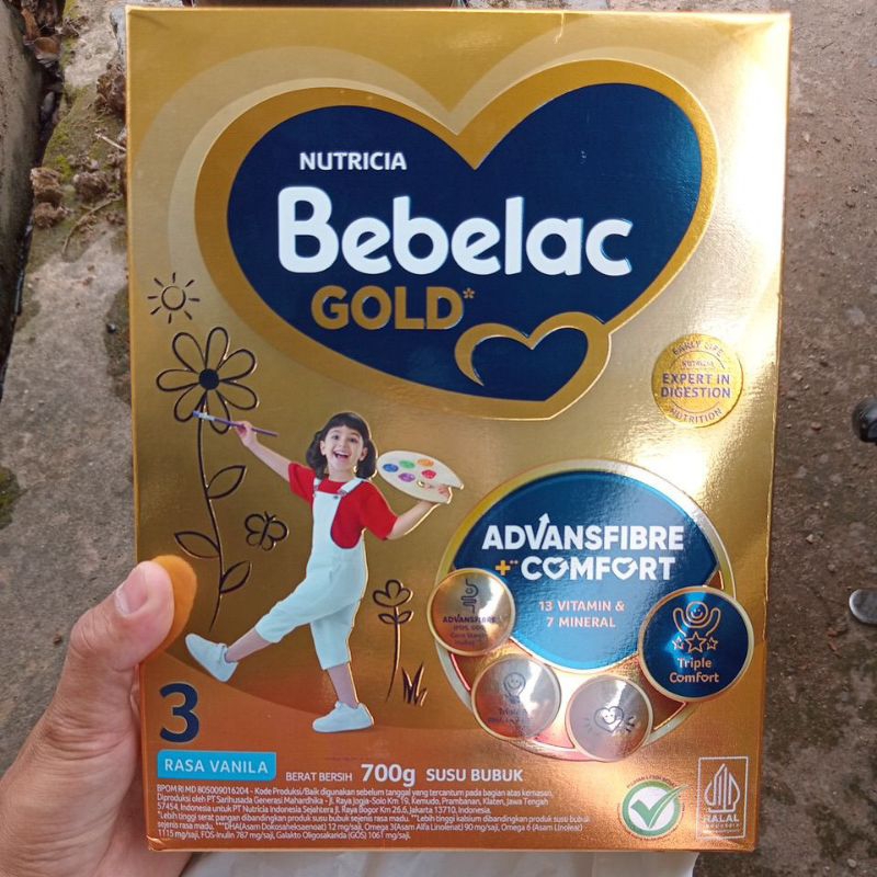 Jual BEBELAC GOLD 3 VANILA SUSU PERTUMBUHAN ANAK 1-3 TAHUN 700G ...