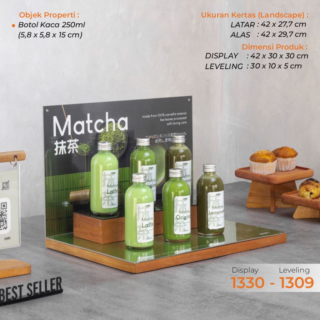 Jual Display Pameran Alas Pajang Botol Matcha - Inpihouse | Shopee ...