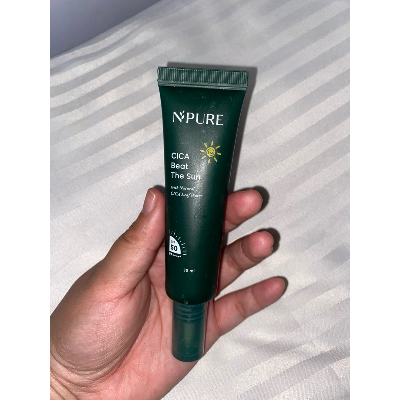 Jual NPURE Sunscreen Cica Beat The Sun SPF 50+ PA++++ | Shopee Indonesia