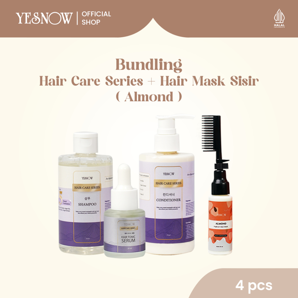 Jual Bundling Hemat Hair Care ( Shampoo, Conditioner, Hair Tonic Serum ...