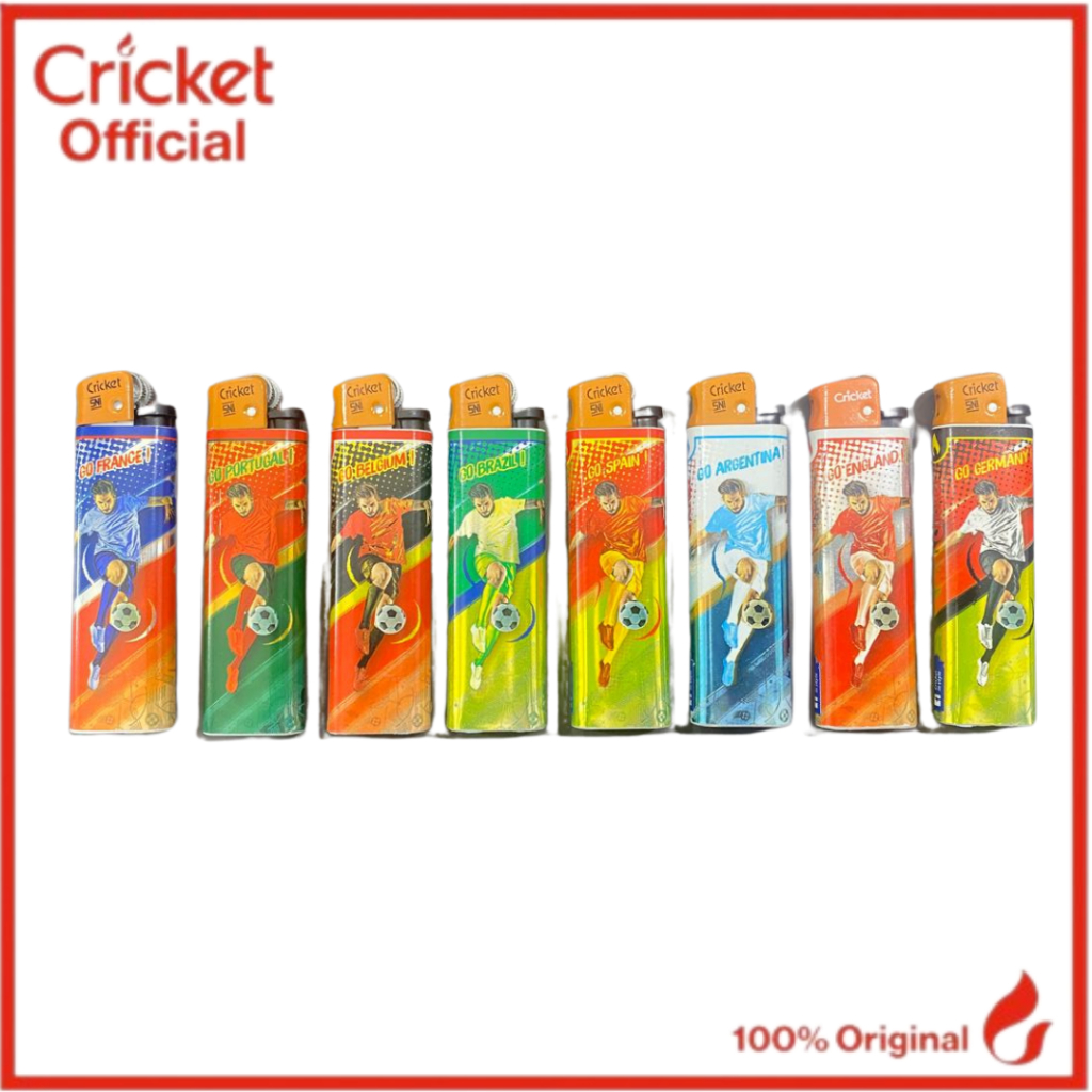 Jual Korek Api Cricket Edisi Terbatas - Seri Football (8 Buah) | Shopee ...