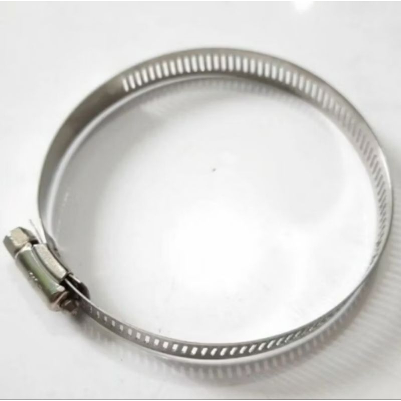 Jual Klem Slang Fleksibel Stainless 4 Inch Klem Pipa Fleksibel Exhaust ...