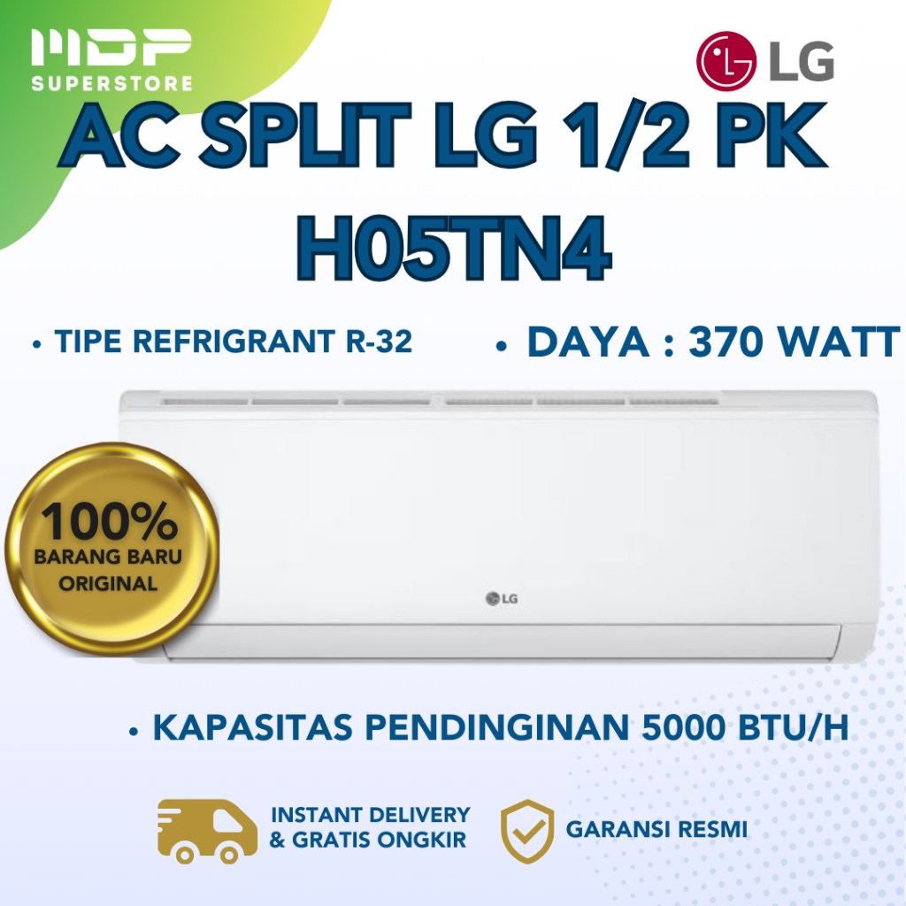 Jual AC SPLIT LG 1/2 PK H05TN4 (INCLUDE:HA1406) | Shopee Indonesia
