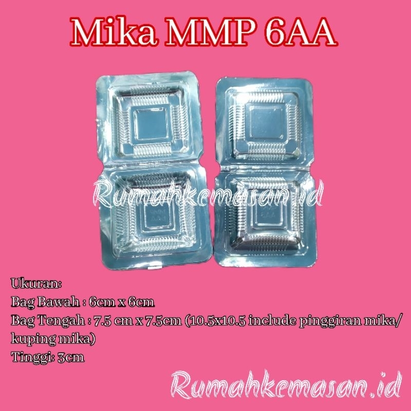 Jual (100PCS) Mika kue Persegi MMP 6AA isi 100pcs / Mika kue persegi ...