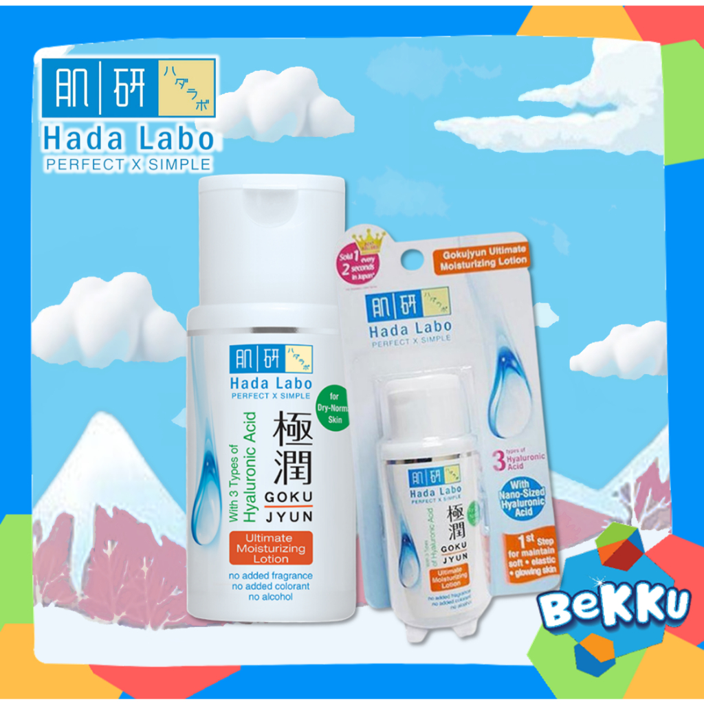 Jual Hada Labo Gokujyun Moisturizing Lotion 30ml & 100ml - Pelembab ...