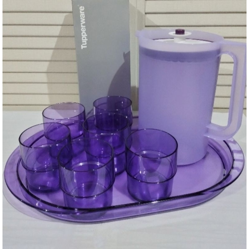 Jual Crystal Low Glass/Gelas Tupperware/Tupperware Ungu/Tumbler ...