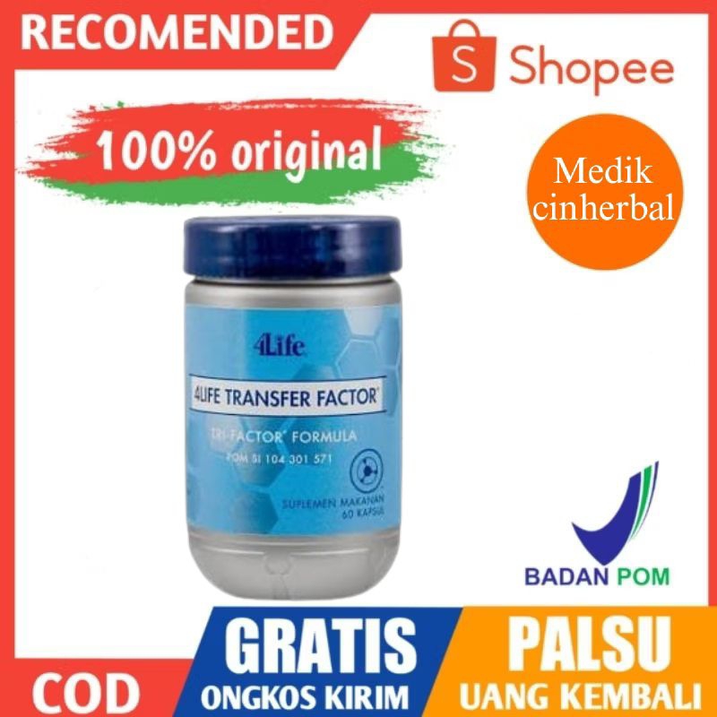 Jual 4Life Transfer Plus Factor Tri Asli Original Imun tubuh Isi 60 ...
