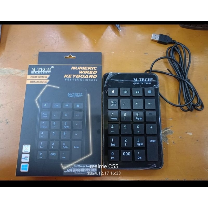 Jual Keyboard Numeric Wired Merk M-TECH | Shopee Indonesia