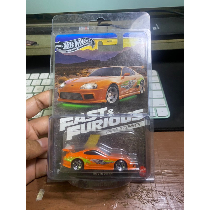 Jual Hot Wheels Supra MK4 Orange Fast & Furious Brian free protektor ...
