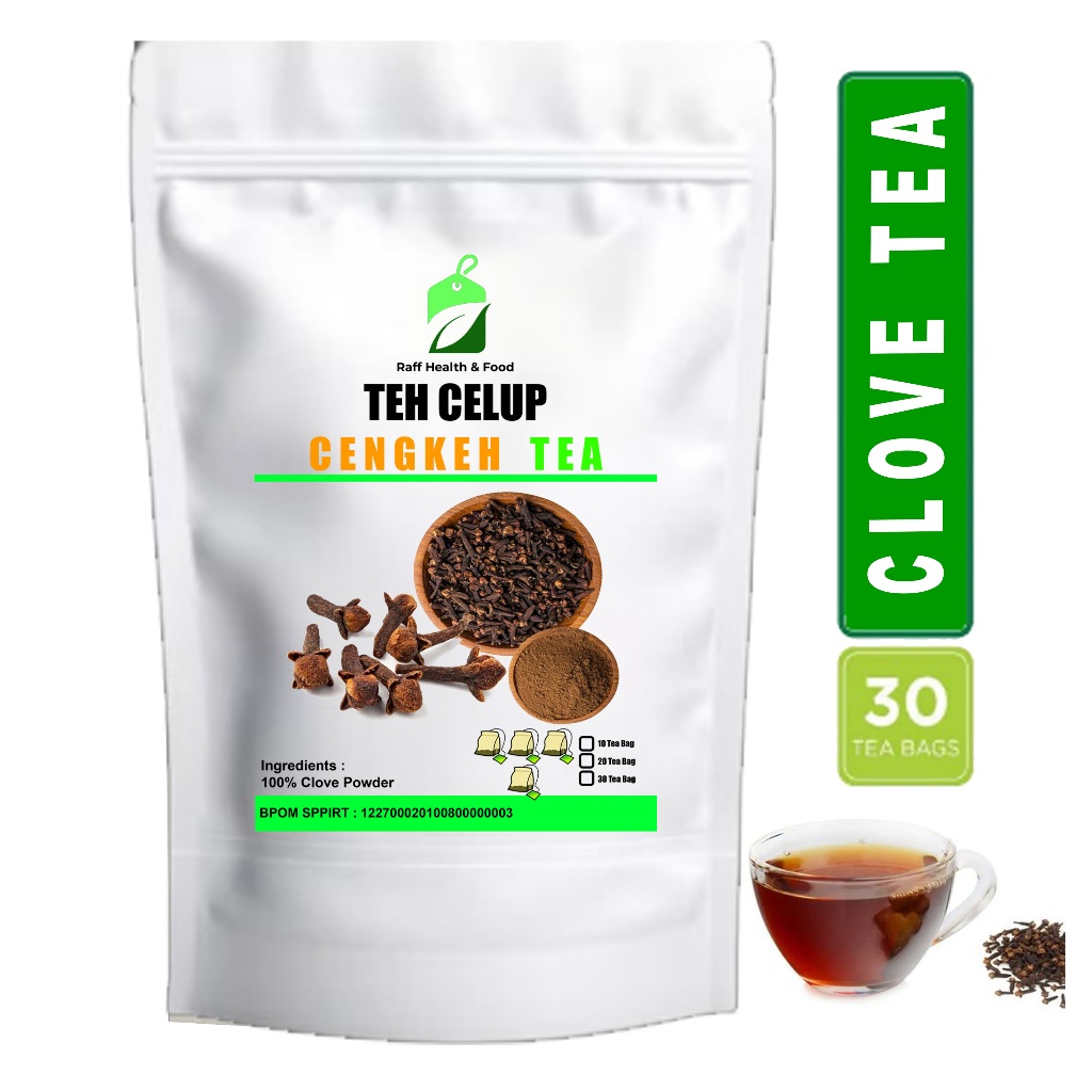 Jual Teh Cengkeh Pure 100% Original Isi 30 Tea Bag Clove Tea | Shopee ...