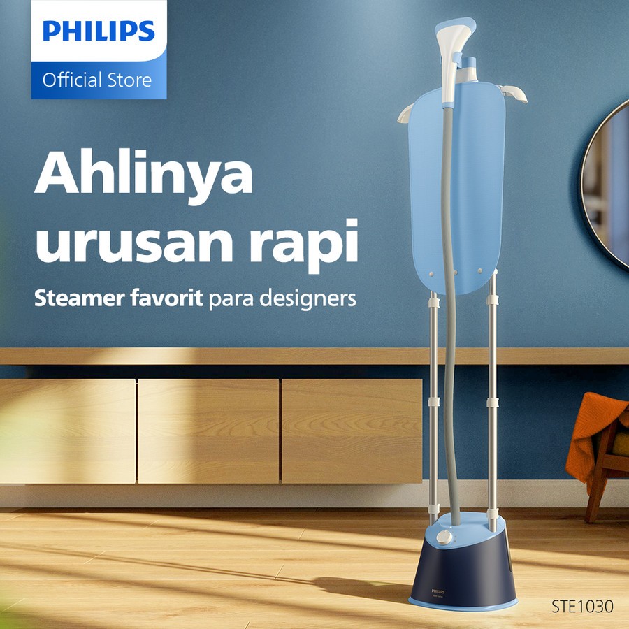 Jual Philips STE1030/20 Stand Steamer 1000 Series STE1030 1800w- Blue ...