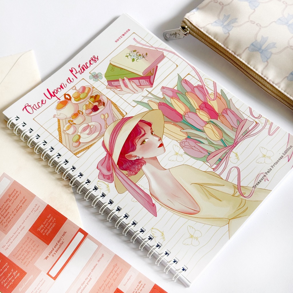 Jual NOTEBOOK Princess Edition Aesthetic Buku Diary 60 Lembar Buku ...
