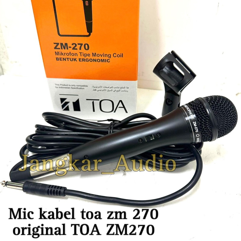 Jual Mic kabel toa zm 270 original TOA ZM270 | Shopee Indonesia