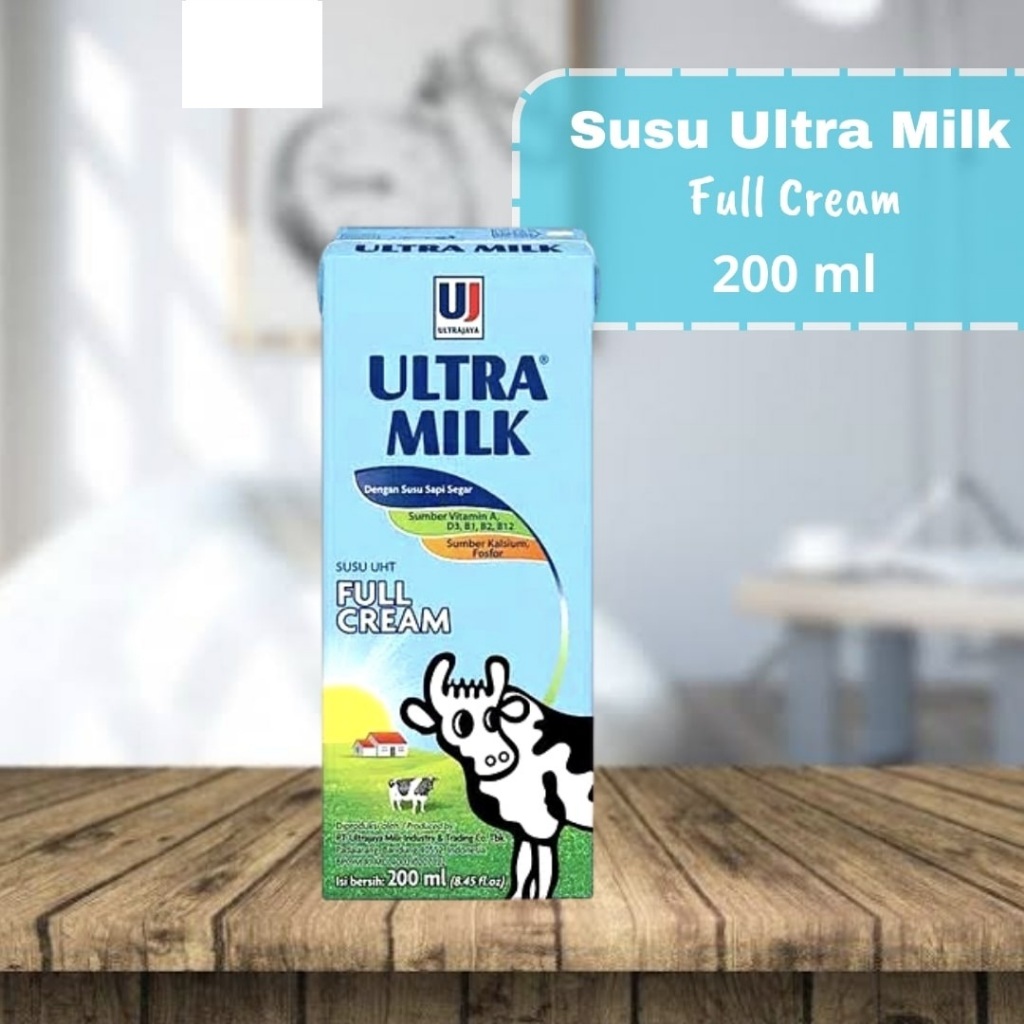 Jual ULTRA MILK FULL CREAM 200ML | Shopee Indonesia