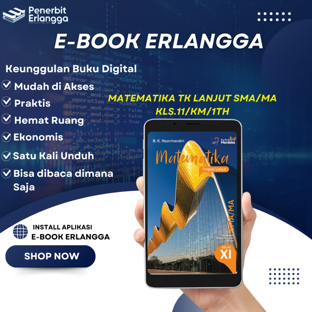 Jual [Erlangga Official] Buku Digital: Matematika Tingkat Lanjut Kelas 11 Kurikulum Merdeka 1 ...