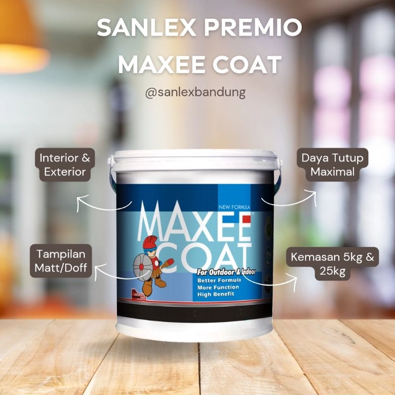 Jual Cat Tembok Interior Exterior Maxee Coat 25kg | Shopee Indonesia