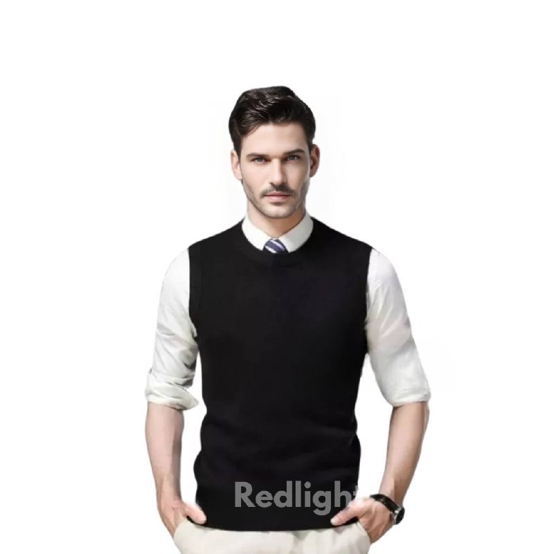 Jual Rompi Rajut Korea Unisex Dewasa V-Neck Polos / Knit Vest Rajut ...