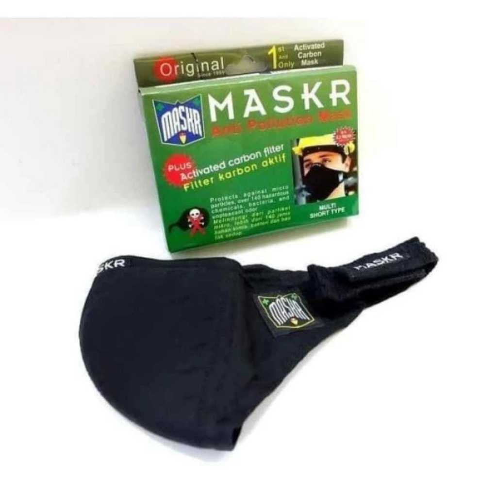 Jual Masker Debu/Asap/Motor merek MASKR Anti Pollution With Activated ...