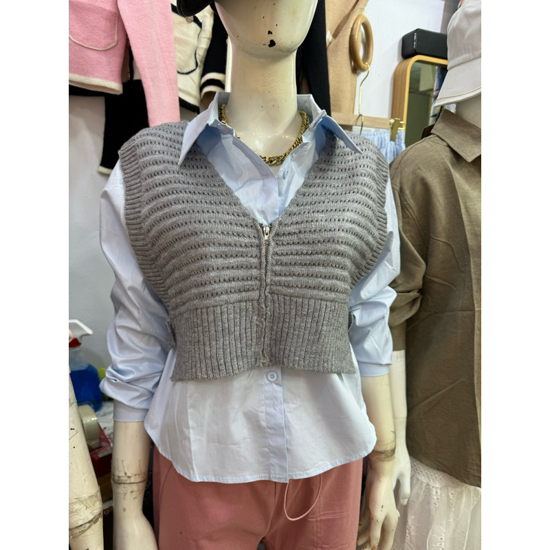 Jual kemeja vest korean style import ( vest lepas ) | Shopee Indonesia