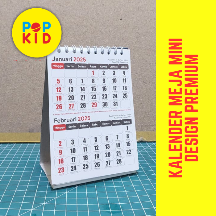 Jual KALENDER MEJA 2026 KALENDER DUDUK MINI SERI ANGKA SIMPLE BEST ...