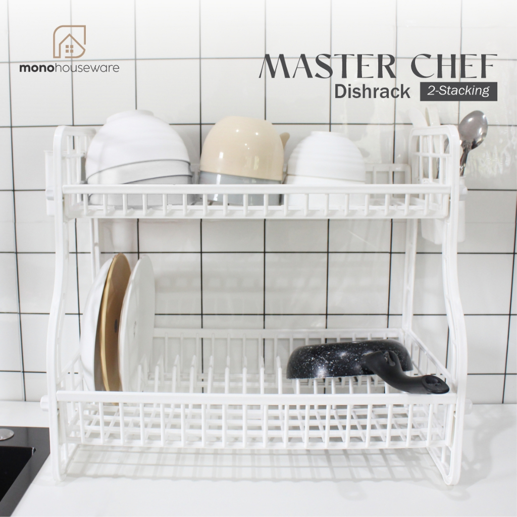 Jual [ MONO ] MASTER CHEF DISHRACK 2 STACKING/ RAK SUSUN MASTER CHEF ...