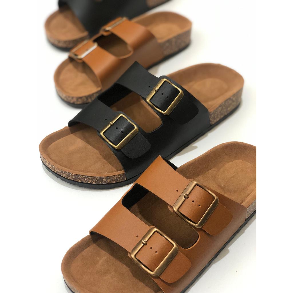 Jual OGES Sandal Puyuh Wanita dan Pria Gesper 2 Bahan PVC Premium ...