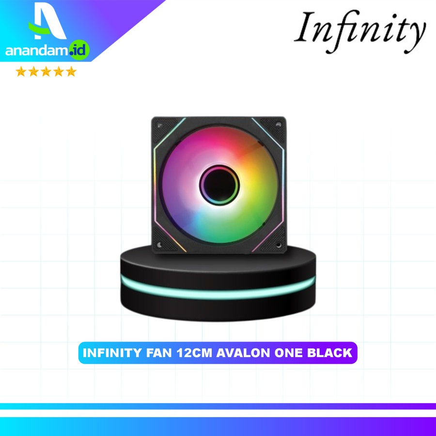Jual Fan Case Infinity AVALON ONE Black White 12cm Auto RGB Molex ...