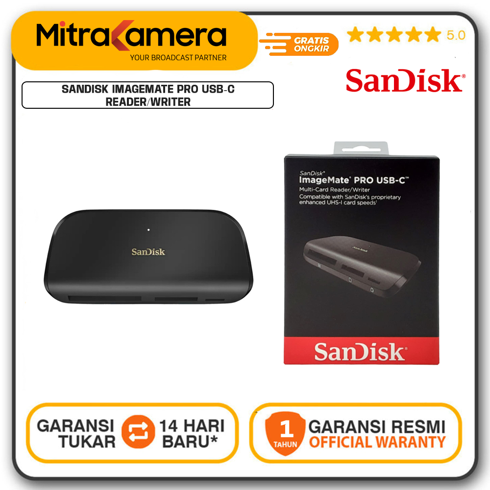 Jual SanDisk ImageMate PRO USB-C Reader/Writer | Shopee Indonesia