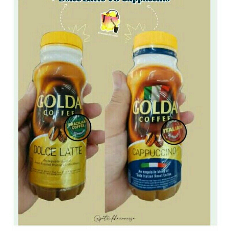 Jual GOLDA MINUMAN KOPI 1PAK ISI 12 BOTOL-RASA DOLCE LATTE & CAPUCINO ...