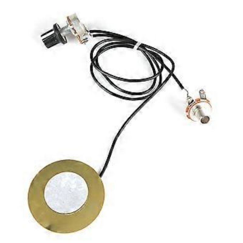 Jual piezo sensor+potensio volume untuk gitar akustik/kajon/ukele/biola ...