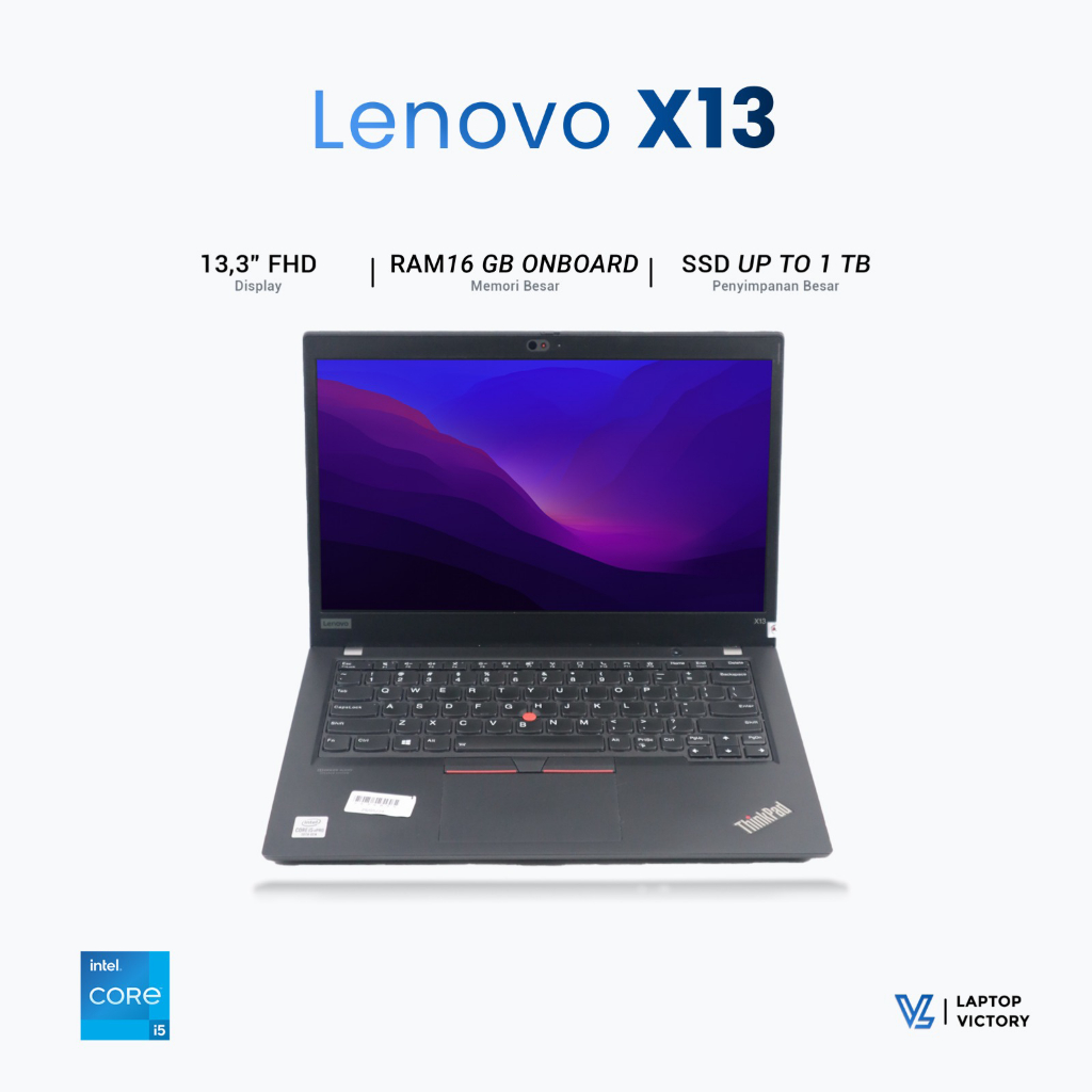 Jual Lenovo ThinkPad X13 Gen 1 - Intel i5-10310U - 16GB RAM - 512GB SSD - 14" FHD | Shopee Indonesia