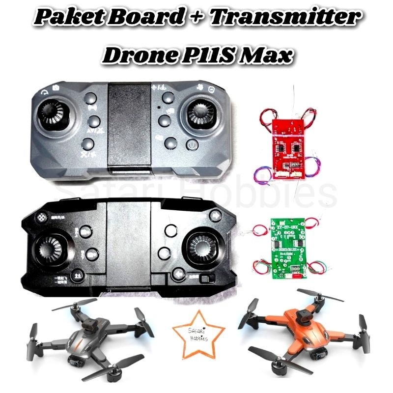 Jual Paket Transmitter + Board Receiver Drone P11S Max | Shopee Indonesia