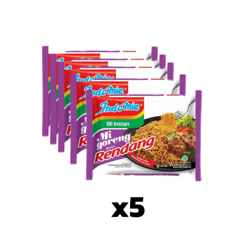 Jual indomie rendang (5pcs) | Shopee Indonesia