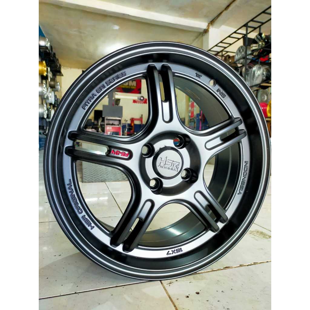 Jual HSR birawa jogja jual velg mobil racing Type FE04 Ring 15 lebar 6,5 Holle 4x100 ET42 Warna ...