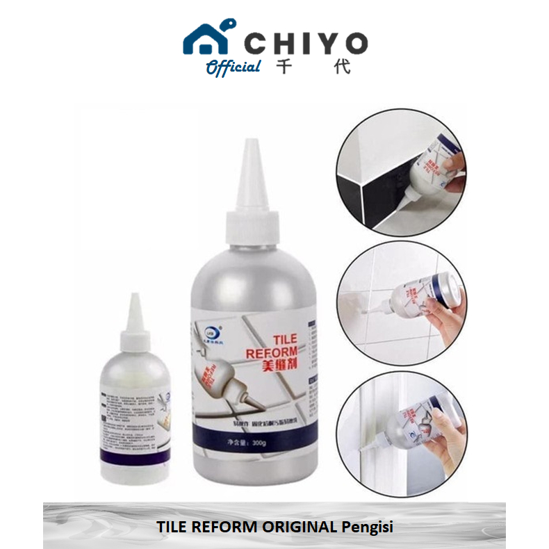 Jual CHIYO Living - TILE REFORM ORIGINAL Pengisi Celah Nat Keramik Anti ...