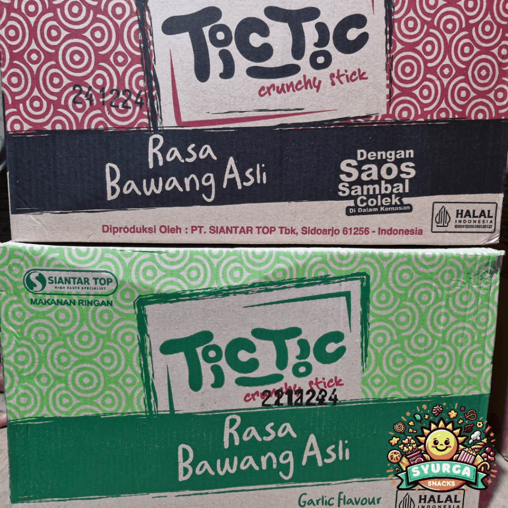 Jual TicTic Snack Bawang Dus (Isi 40 @20Gr) | Shopee Indonesia